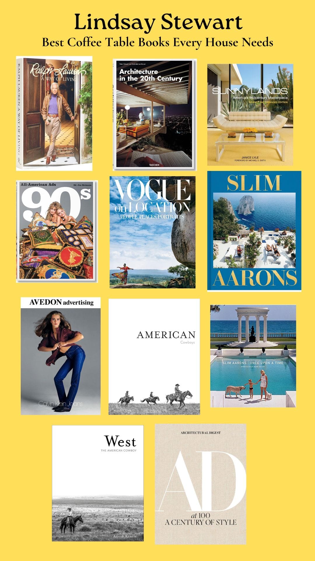 The Best Coffee Table Books Every House Needs - lindsaystewart.com